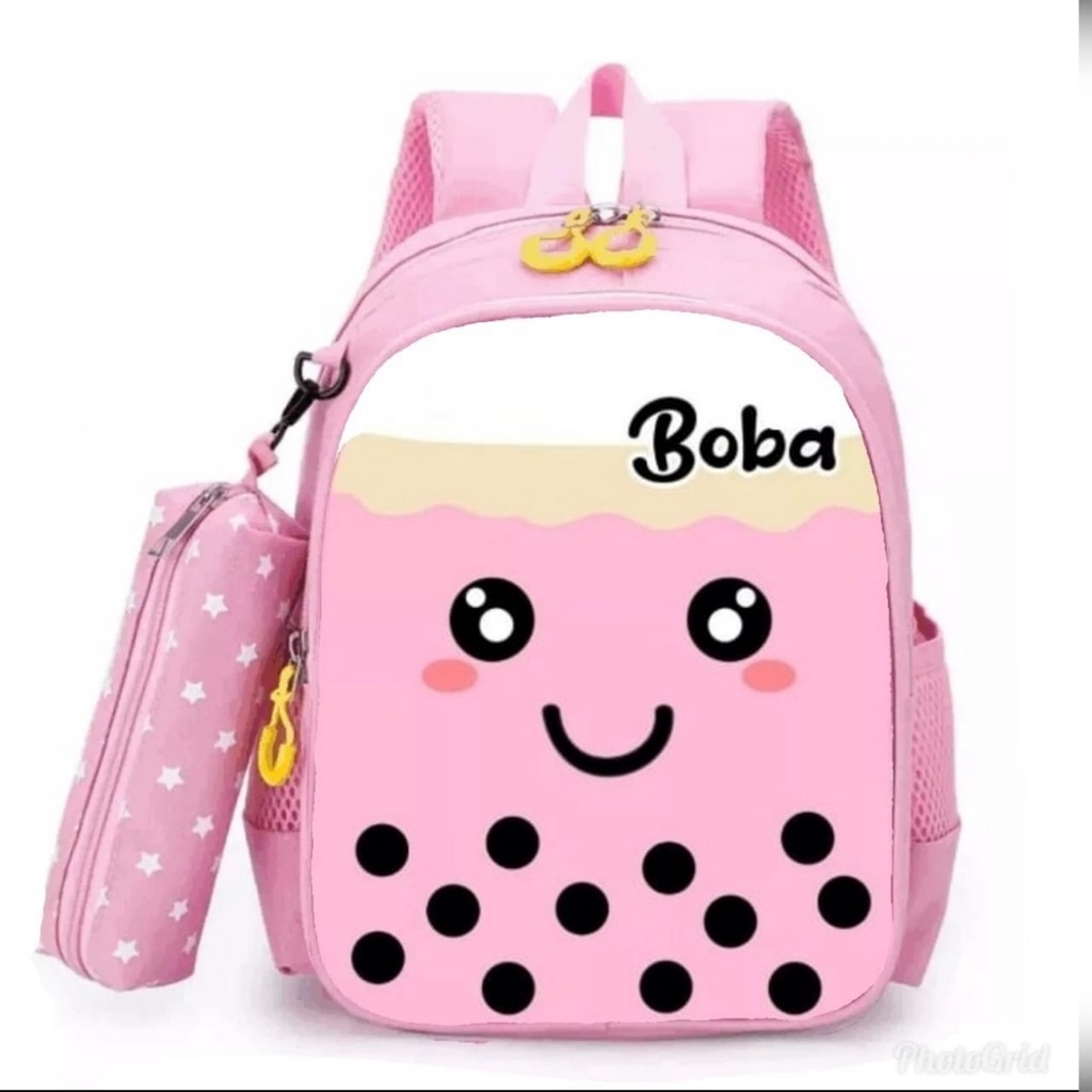 Jual abel shop_Tas Boba - Tas anak sekolah - Tas Ransel Anak - Karakter kartun Boba terbaru 2022 ...