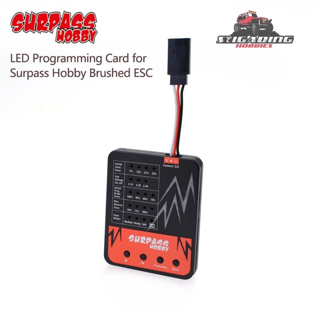 Jual PROGRAM CARD SURPASS BRUSHED ESC 60A | Shopee Indonesia