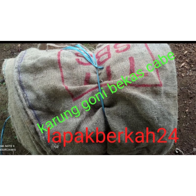 Jual KARUNG GONI BEKAS CABE DAPAT 3 BIJI KARUNG | Shopee Indonesia