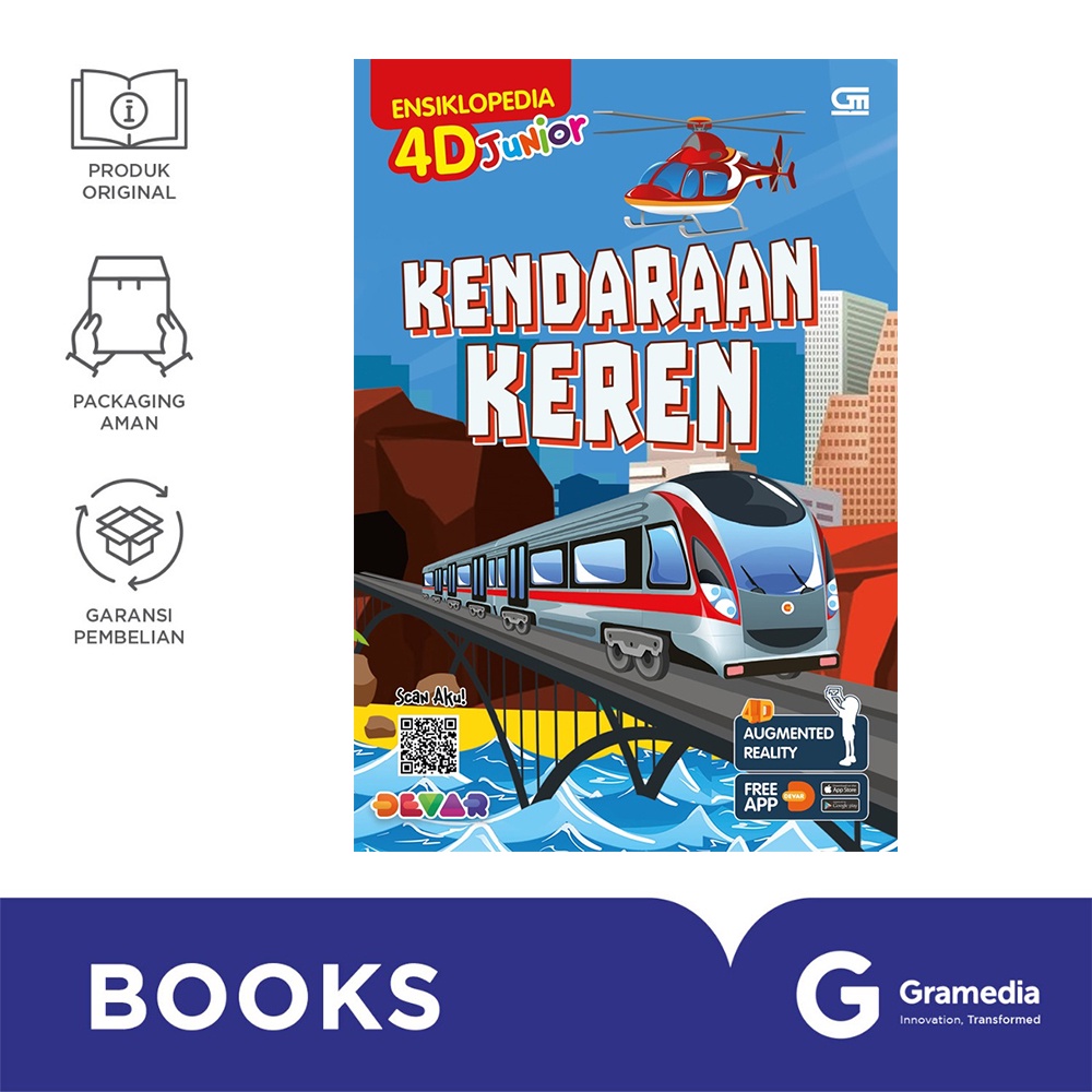 Jual Ensiklopedia 4D Junior: Kendaraan Keren (Amazing Vehicles)-Devar ...