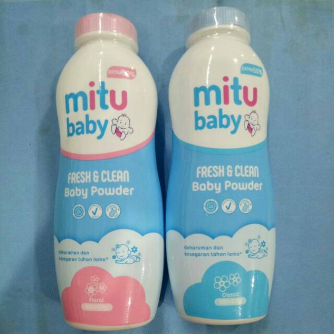 Jual Mitu Baby Powder 100+50gr | Shopee Indonesia