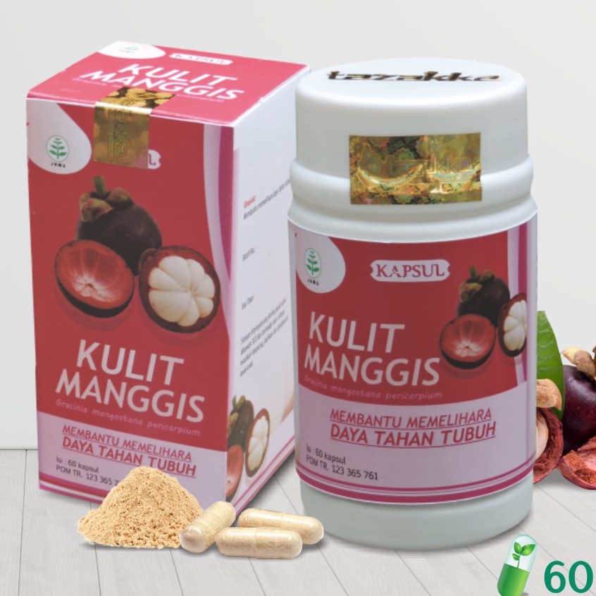Jual TAZAKKA Ekstrak Kapsul Kulit Manggis Kering 60 Suplemen Kesehatan ...