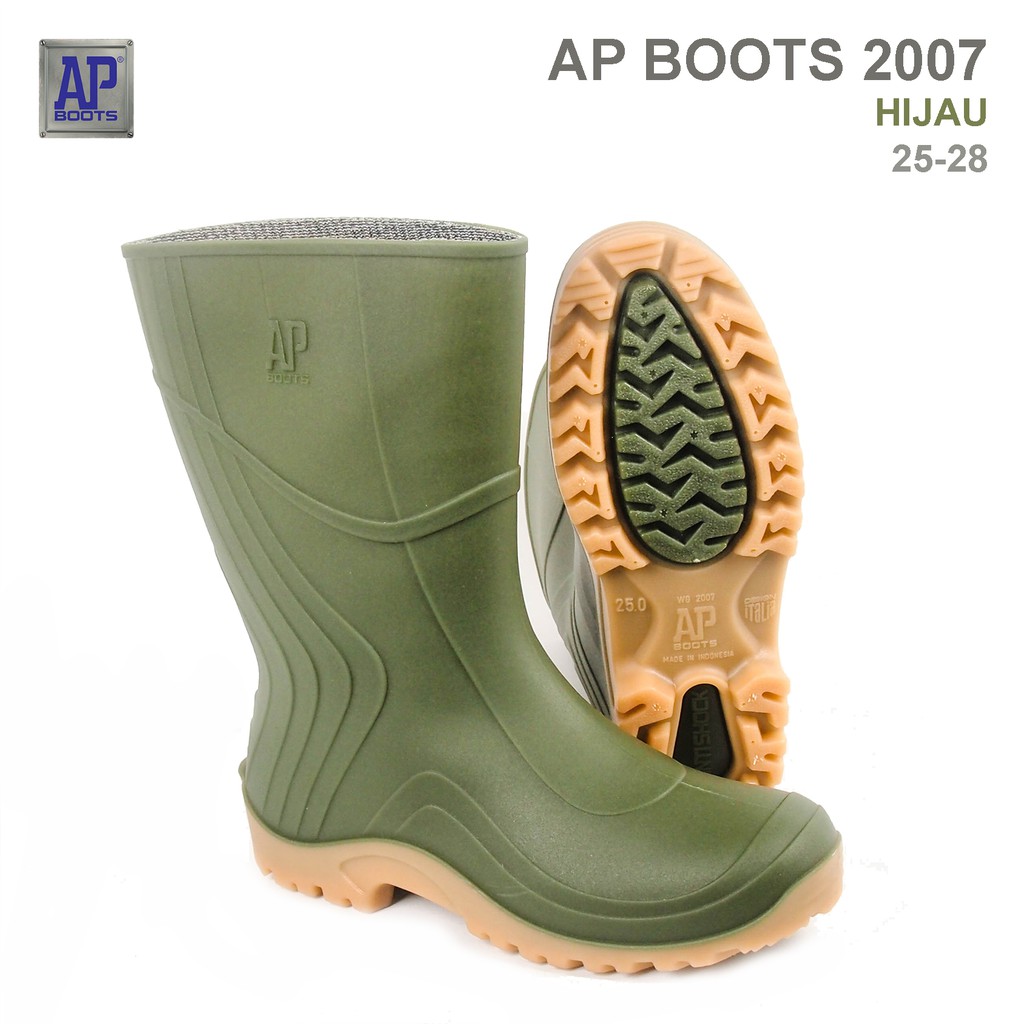 Jual AP Boots 2007 - Sepatu Boot PVC | Shopee Indonesia