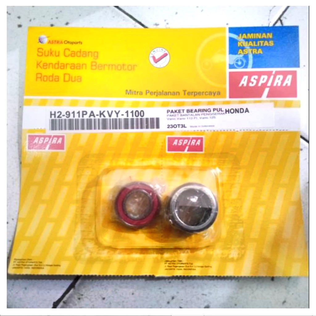 Jual Bearing Laher Pully Puli Cvt Bambu 6902 Set Vario 110/125/150 Beat ...