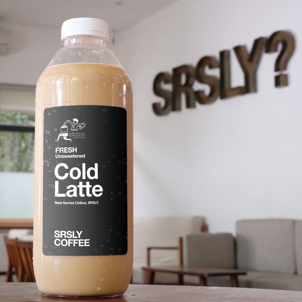 Jual LATTE by SRSLY Coffee - Botol Coffee - Kopi 1 Liter - Kopi Susu ...