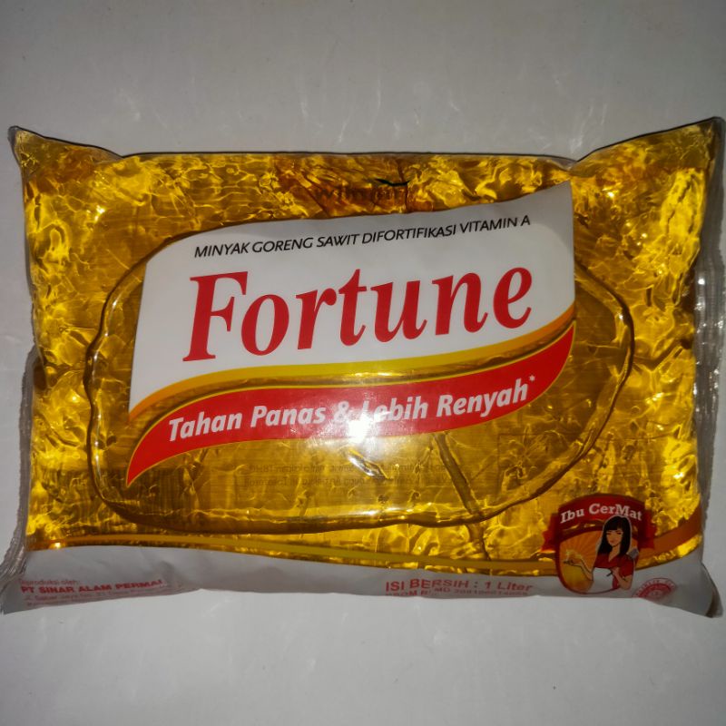Jual FORTUNE MINYAK GORENG 1000ml/1liter | Shopee Indonesia