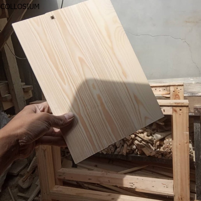 Jual Papan Kayu Jati Belanda Papan Lebar Kayu Pinus 20x1,5 x40cm Putih ...