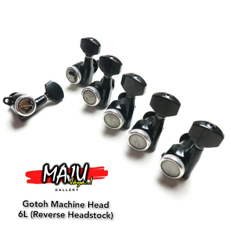 Jual gotoh dryer drayer tuning machine head magnum locking 6L left ...