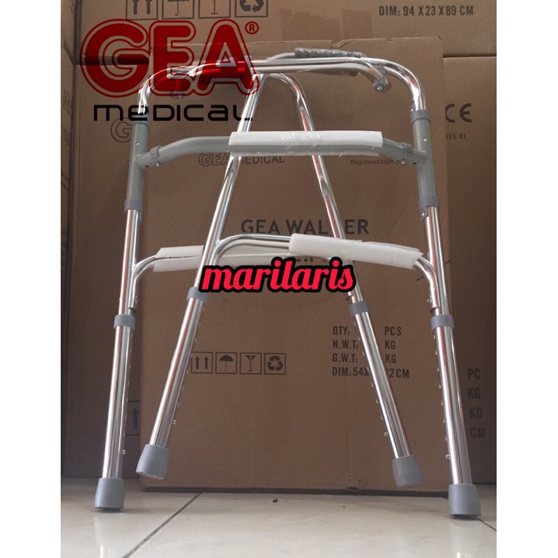 Jual Walker Alat Bantu Jalan Tanpa Roda Merk Gea Original | Shopee ...
