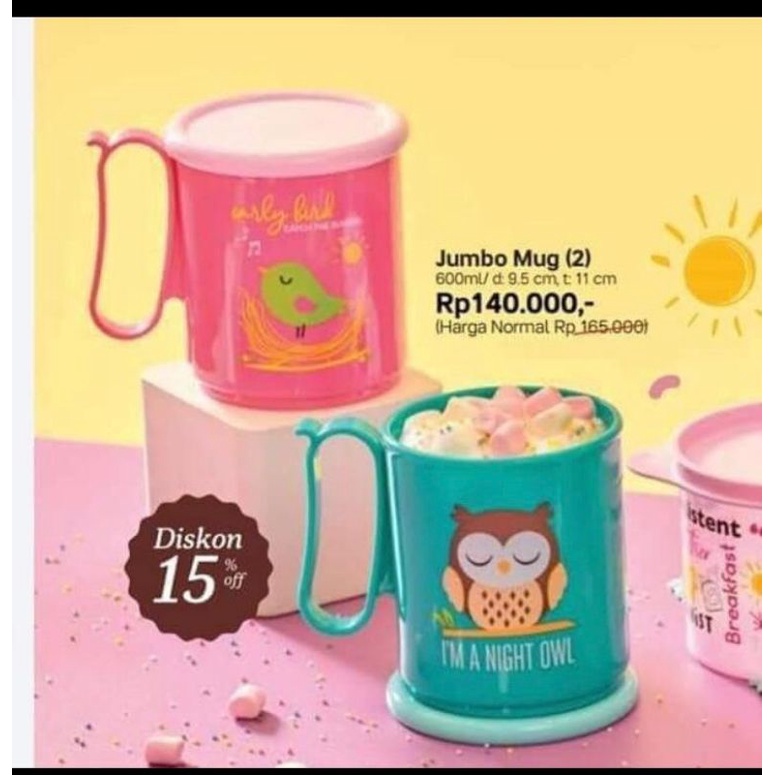 Jual jumbo mug tupperware | Shopee Indonesia