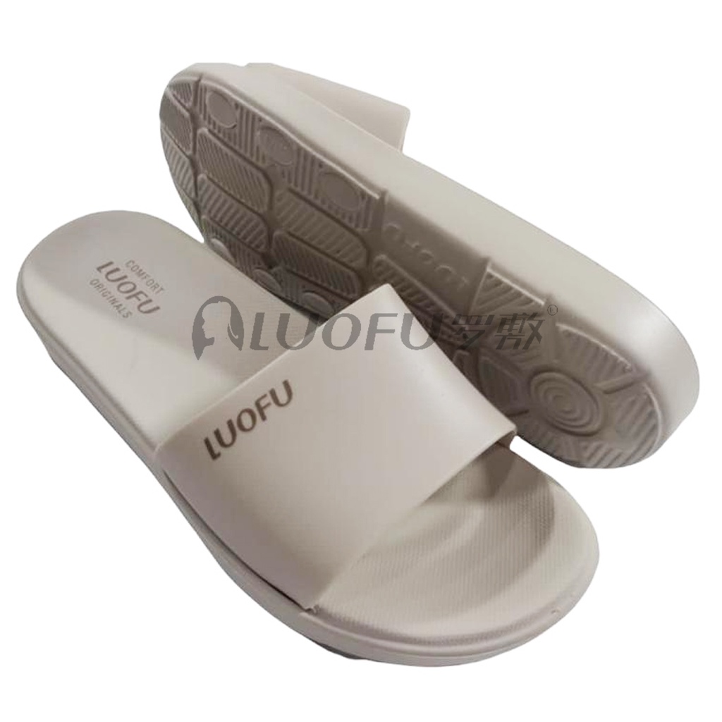 Jual LUOFU Sendal Jelly Karet Eva Kokop Doff Wanita E7172BW [E01 ...