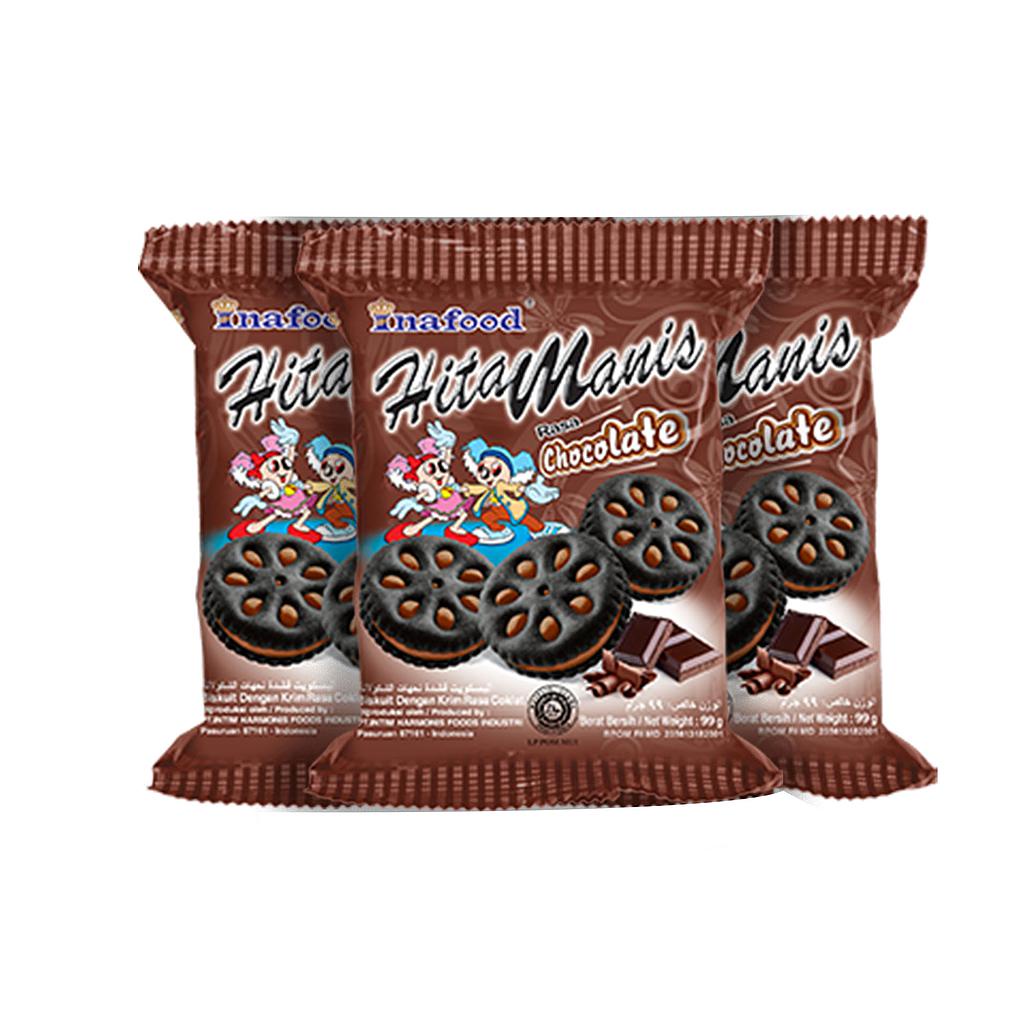 Jual Inafood Biskuit Hitam Manis All Varian 99 gr | Shopee Indonesia