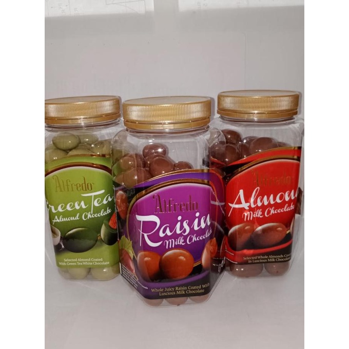 Jual COD ALFREDO CHOCOLATE IN JAR 450GR MILK CHOCOLATE ANEKA VARIAN ...