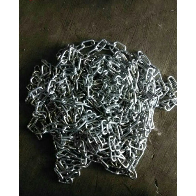 Jual Rantai besi, rantai pagar 3mm(harga permeter) | Shopee Indonesia