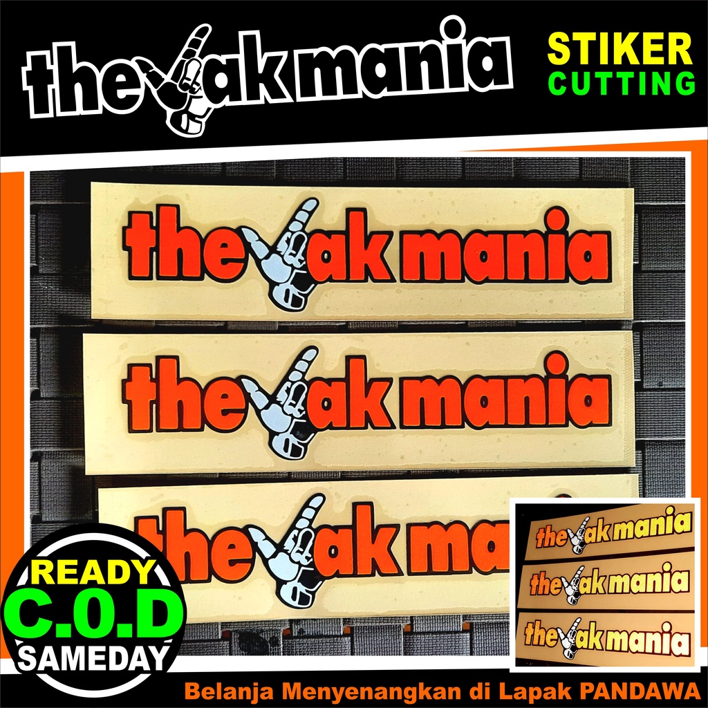 Jual Stiker Cutting Reflektive, " THE JAK MANIA " | Shopee Indonesia