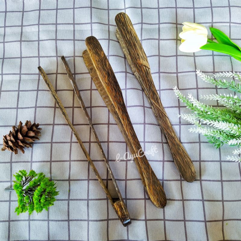 Jual L-AYUCRAFT Pencapit Makanan kayu aren | Shopee Indonesia