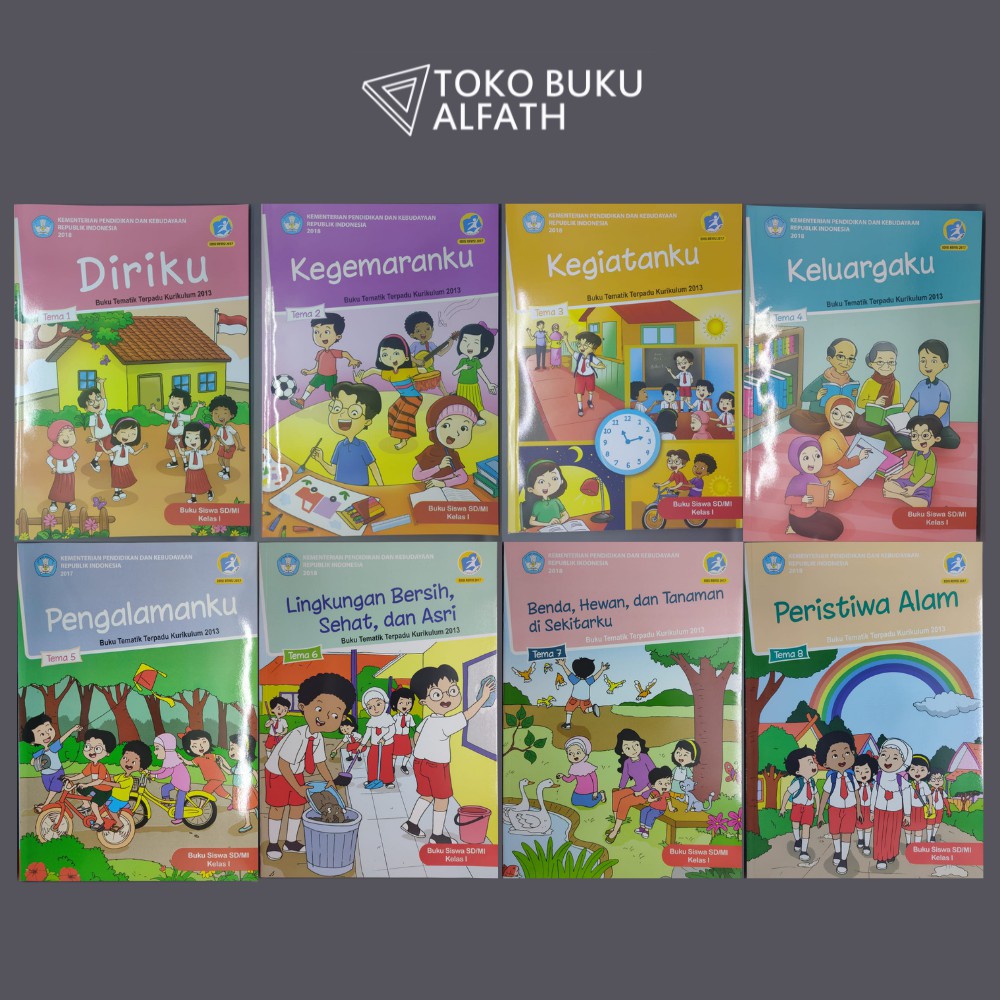 Jual BUKU TEMATIK KELAS 1 SD/MI TEMA 1, 2, 3, 4, 5, 6, 7, 8 ...