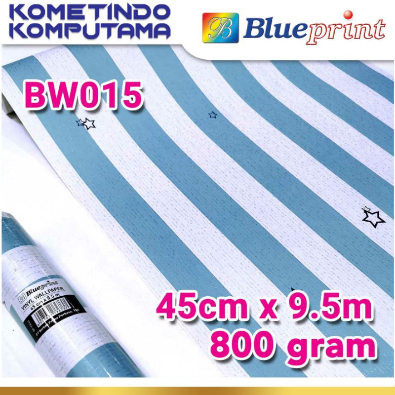 Jual BW015 Wallpaper Sticker Vinyl Dinding BLUEPRINT 45Cm x 9,5M Varian BW015 - Wallpaper ...