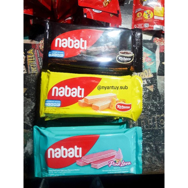 Jual Nabati Renceng isi 10pc rasa Cokelat, Keju, Pink Lava | Shopee ...