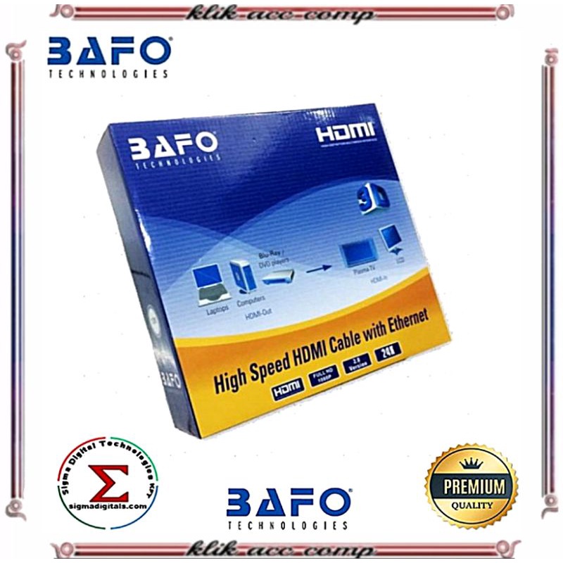 Jual kabel hdmi 25 meter bafo original | Shopee Indonesia