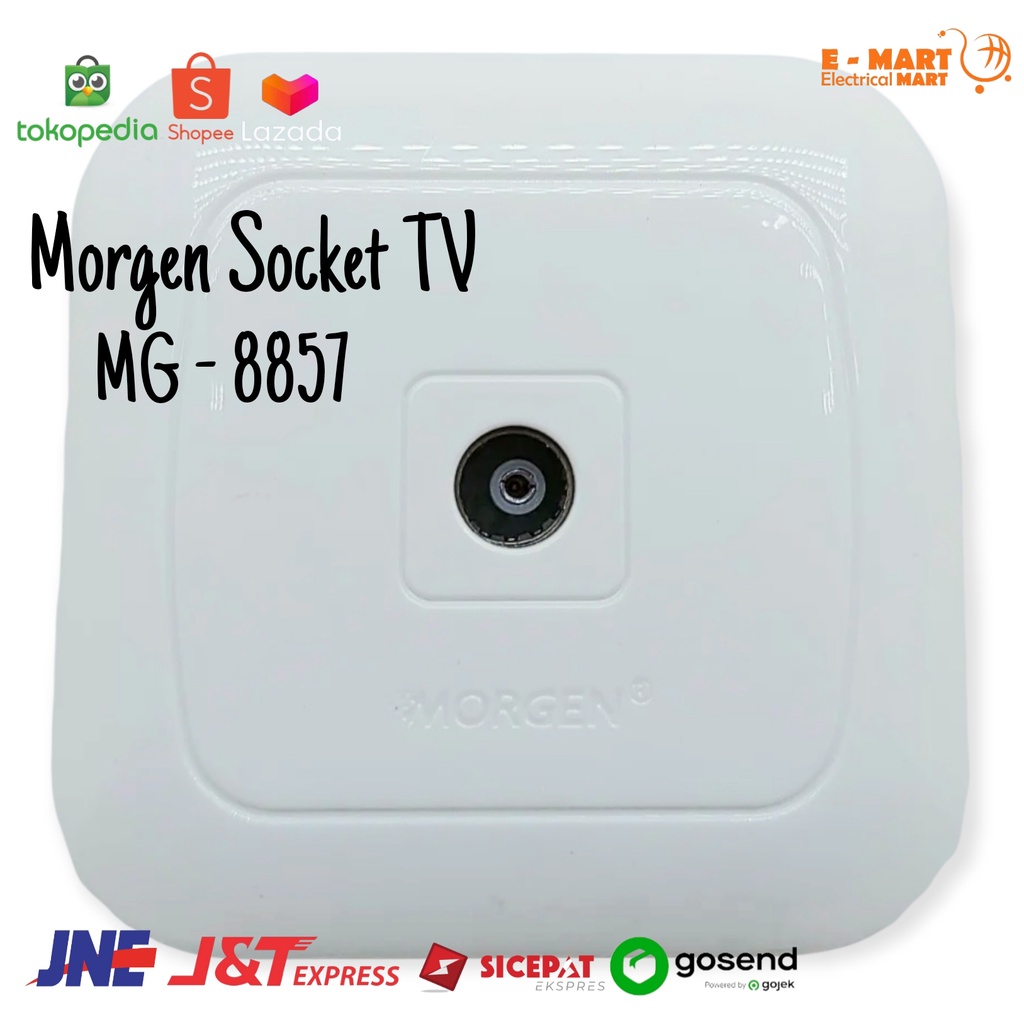 Jual IB Socket TV Morgen White / Morgen Socket TV (MG8857) | Shopee ...
