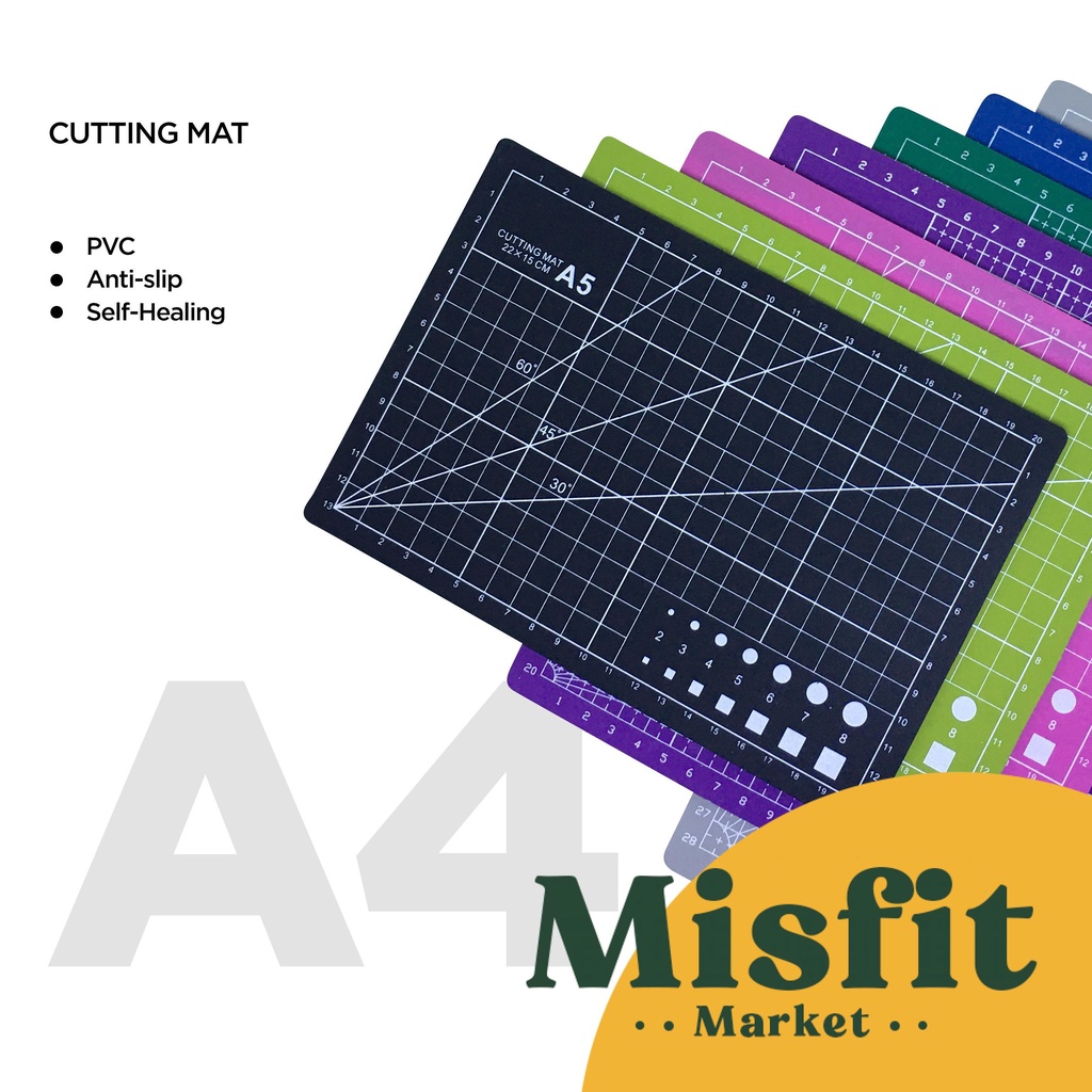 Jual PVC Cutting Mat A4 A3 Pad Board Alas Potong Craft | Shopee Indonesia