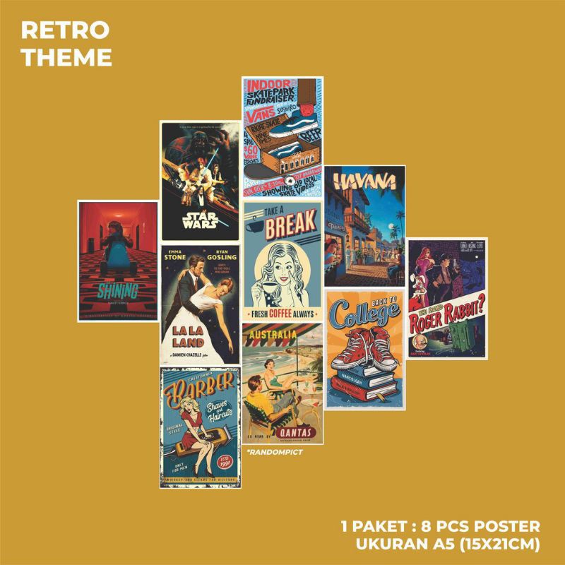 Jual Poster Aesthetic A5 | 15x21cm | Poster Dinding | Poster Estetik ...