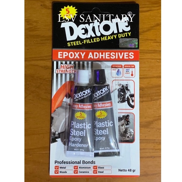 Jual Dextone Epoxy Adhesive Steel-Filled Heavy Duty | Shopee Indonesia