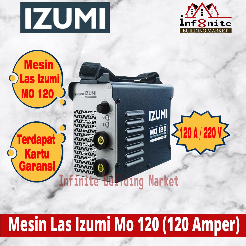 Jual Mesin Las Listrik Izumi Mo 120 Travo Las Listrik Welding Inverter | Shopee Indonesia