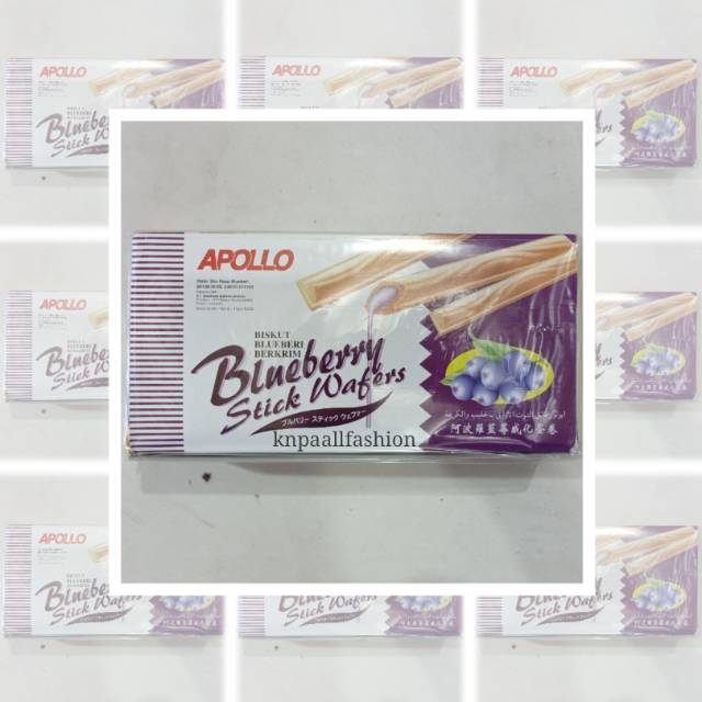 Jual APOLLO Blueberry Stick Wafer | Shopee Indonesia