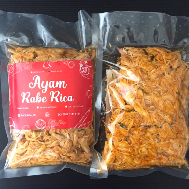 Jual Ayam Rabe Rica VacumPack 350gram | Shopee Indonesia