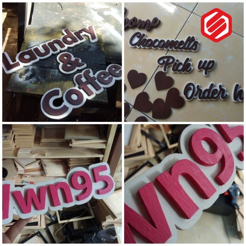 Jual Huruf Kayu Tempel Murah | Shopee Indonesia