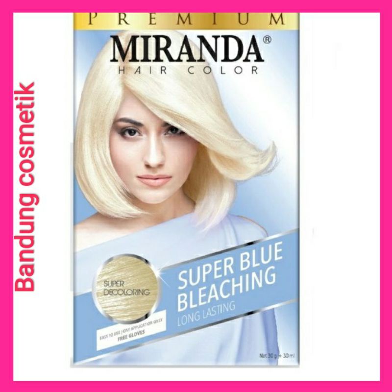 Jual MIRANDA HAIR COLOR Pastel Series SUPER BLUE BLEACHING 30ml ...