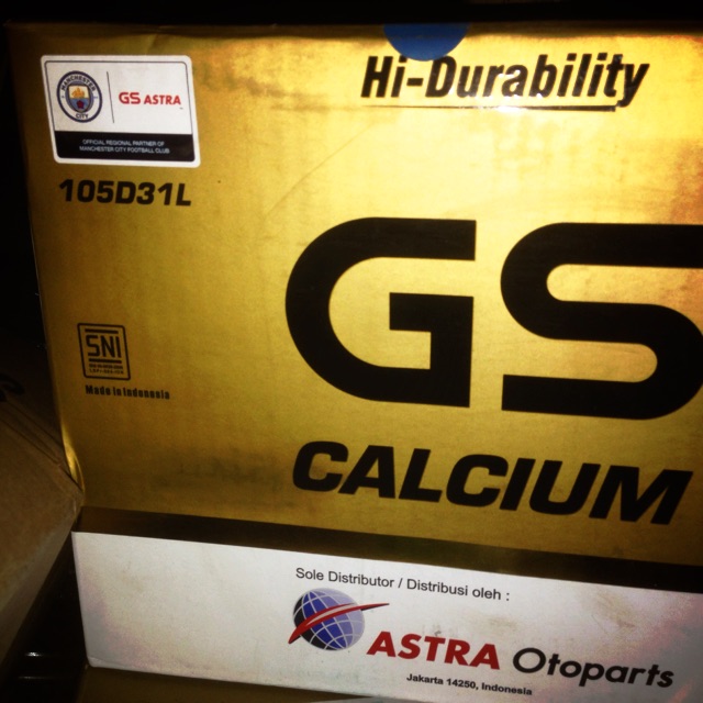 Jual GS CALCIUM MF 105D31L NX120 7L aki mobil fortuner diesel pajero ...