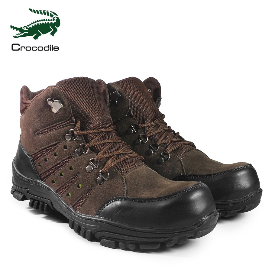 Jual sepatu crocodile macan brown sepatu boots pria formal crocodile ...