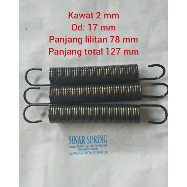 Jual spring tarik baja 2mm | Shopee Indonesia