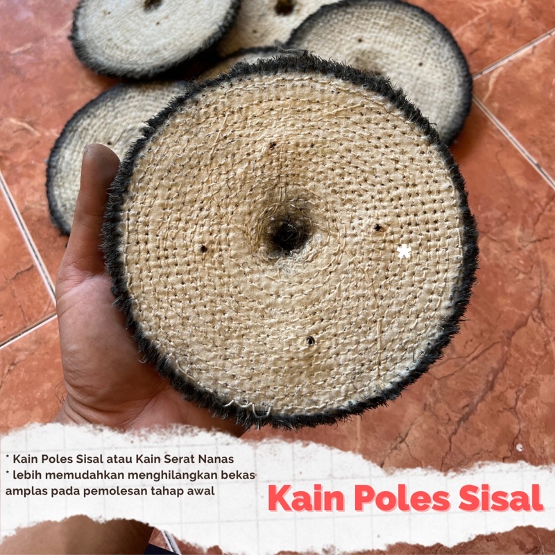 Jual kain sisal kain poles sisal kain poles serat nanas | Shopee Indonesia