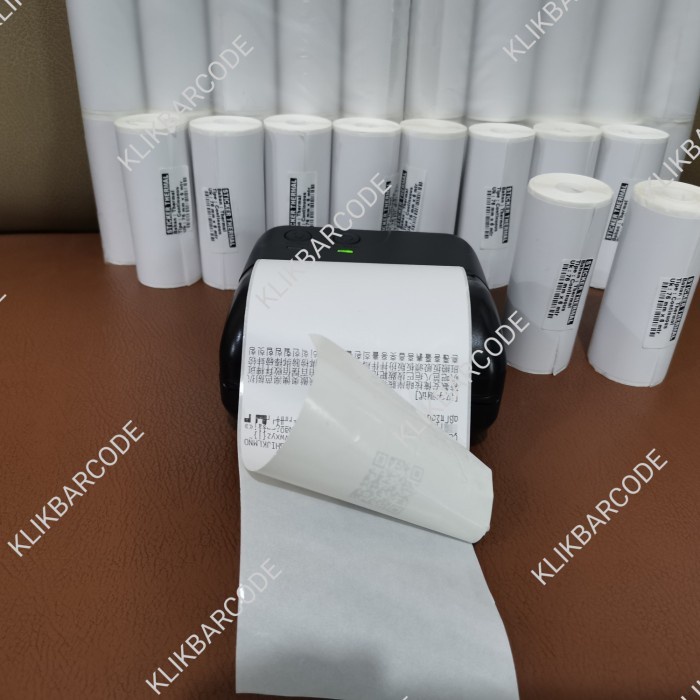 Jual LABEL THERMAL 80 MM X 6 MTR ( 76mm x 6mtr ) CETAK - TEMPEL - RESI ...