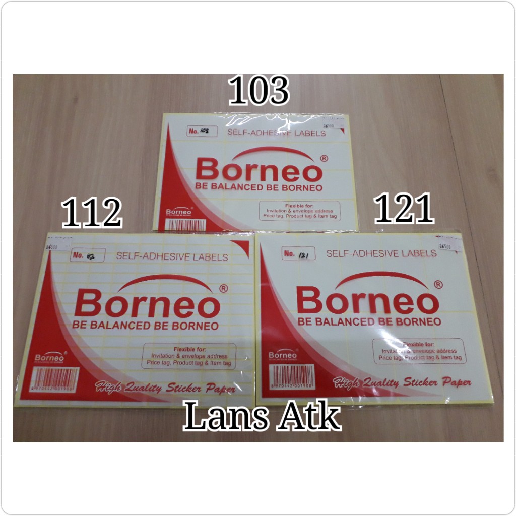 Jual Label harga/stiker harga BORNEO | Shopee Indonesia