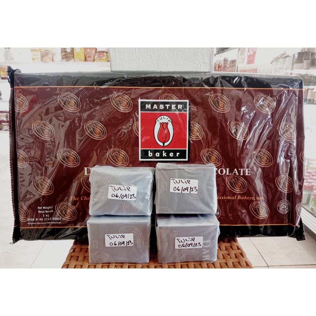 Jual TULIP MASTER BAKER DARK COMPOUND CHOCOLATE 250GR ( 5kg) | Shopee Indonesia
