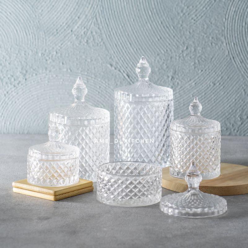 Jual Toples kristal kaca set isi 5 diamond | Shopee Indonesia