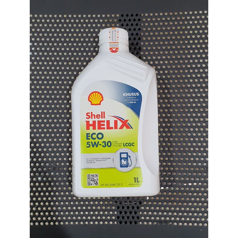 Jual Oli Mobil Shell Helix Eco 5W-30 1 Liter Original | Shopee Indonesia