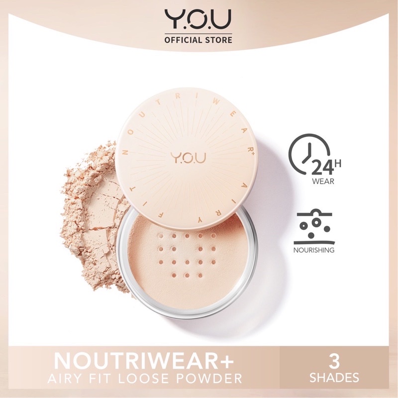 Jual YOU NoutriWear+ Airy Fit Loose Powder / Loose Powder NoutriWear ...