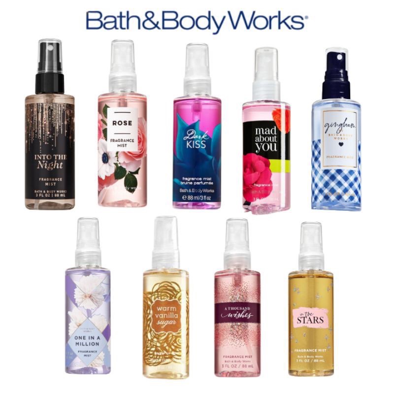 Jual Body Mist Travel Size Bath & Body Works Original From Store ...
