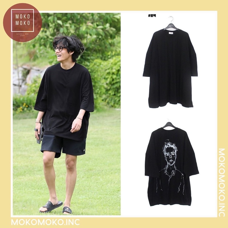Jual Man Face Giant Oversized Tee (BTS In The SOOP S1 Ep. 8) | Shopee ...