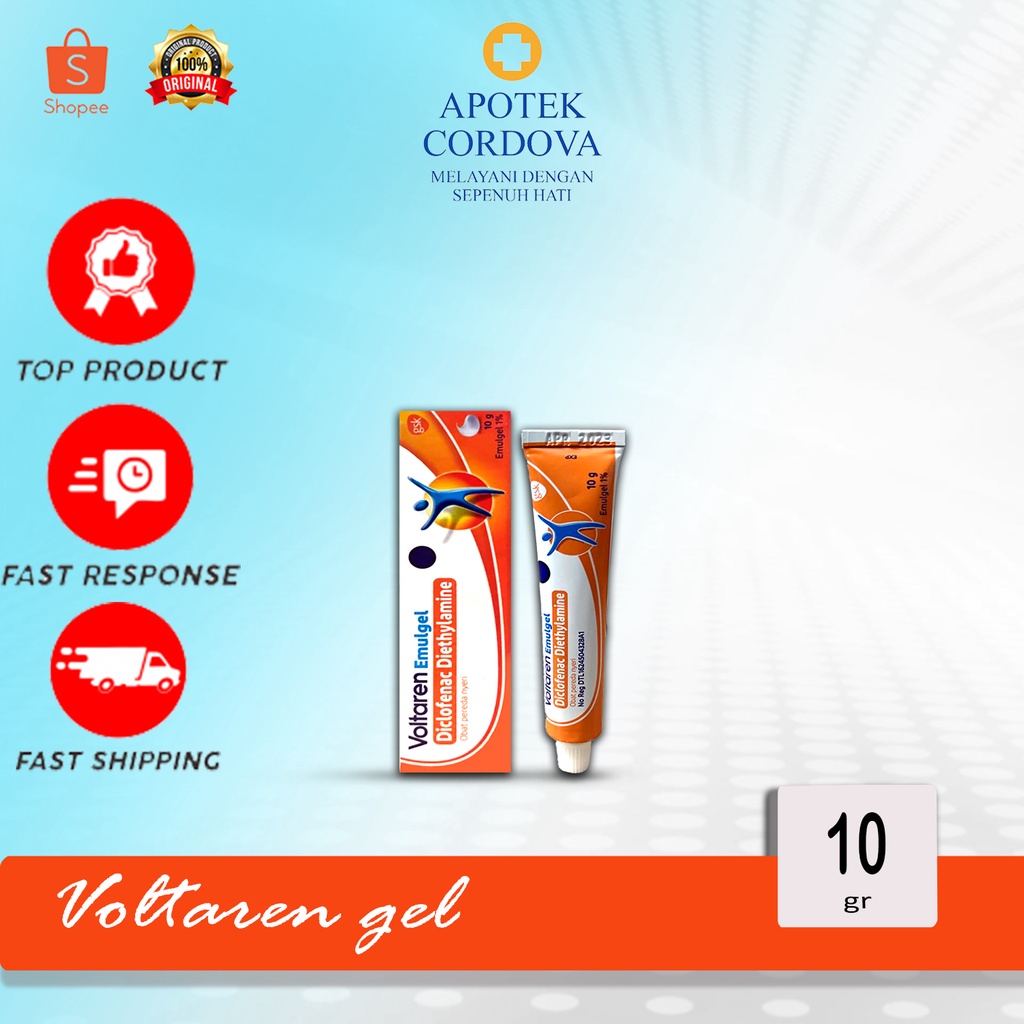 Jual VOLTAREN Emulgel 10g/20gr - voltaren gel - voltaren -pereda nyeri otot - nyeri sendi ...