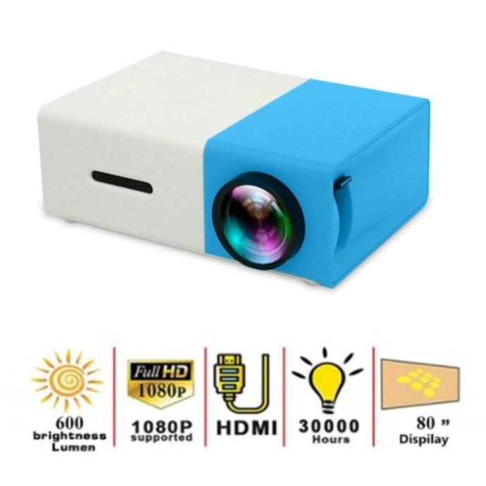 Jual Mini Proyektor LED YG300 / YG-300 / YG 300 LCD Portable Projector ...