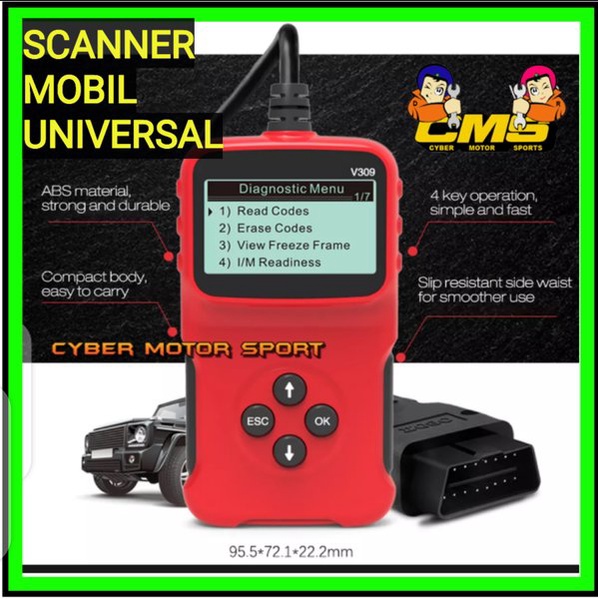 Jual Scanner deteksi kerusakan mobil. Scanner OBD2 . check engine ...
