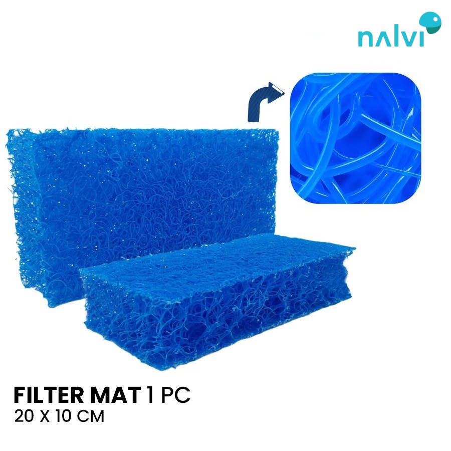 Jual Filter Hi-Density Media Filter/Biru/japmat Kolam Matt 20x10cm ...