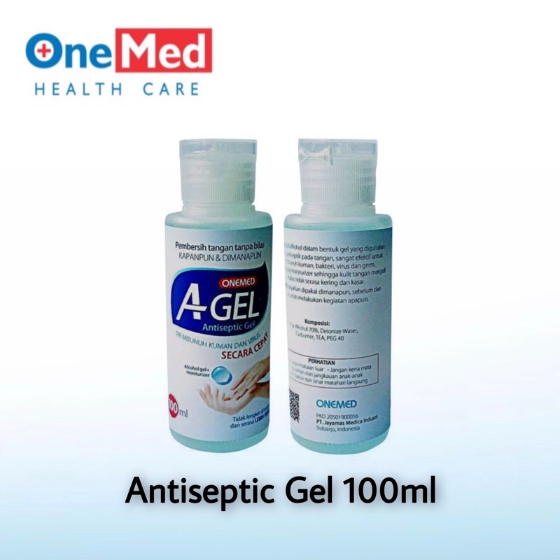 Jual ASEPTIC GEL 100ML ONEMED AGEL FRESH & CLEAN HAND SANITIZER ...